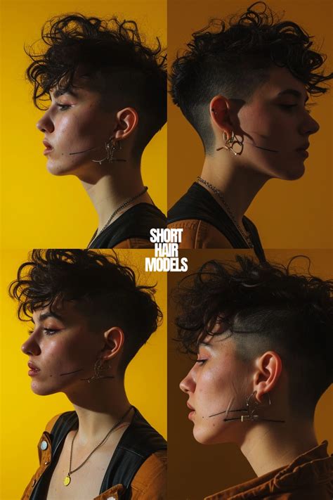 20 Cute Short Non Binary Haircuts In 2024 Short Hair Models