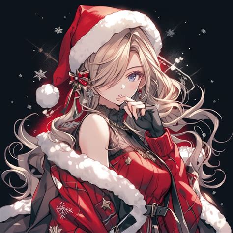 Christmas Pfp🎄 Anime Christmas Anime Art Beautiful Christmas Anime