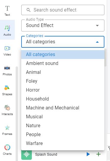 add sound effect to video visual paradigm blog