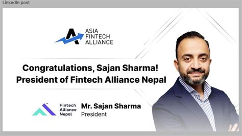 Lava Kafle On Linkedin Asia Fintech Alliance Afa Fintech Alliance Nepal