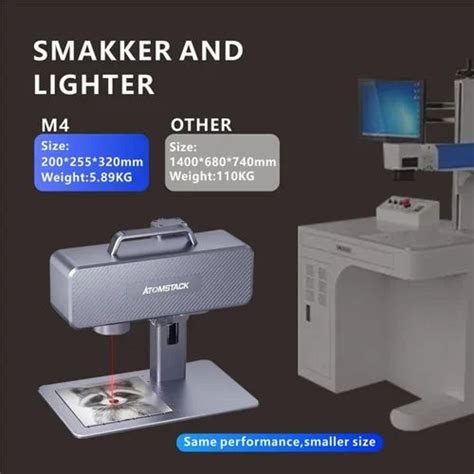 Atomstack M4 Fiber Laser Marking Machine 2 In 1 Laser Engraver Machine At ₹ 133000 Piece Fiber