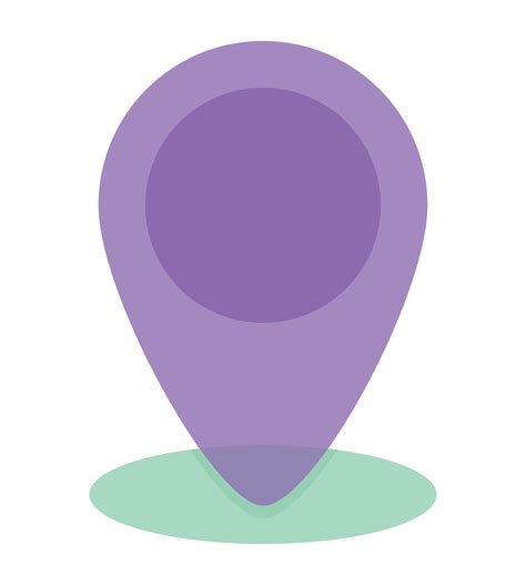 Glassmorphism Purple Location Pin 21384588 Vector Art At Vecteezy