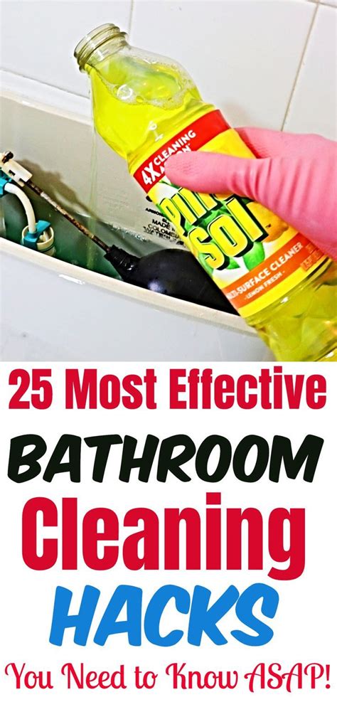 Easy Tips For A Sparkling Home Bathroom Cleaning Hacks Cleaning