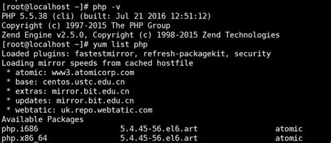在centos 6 5上升级php5 5 由于默认的yum源无法升级php 所以需要添加第三方的yum源 此处用到webtatic。 csdn博客