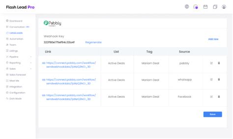 pabbly connect flash lead integration connect and sell