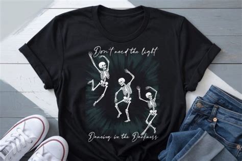Skeletons Dancing In The Darkness Png Graphic By Arsad Uzzaman