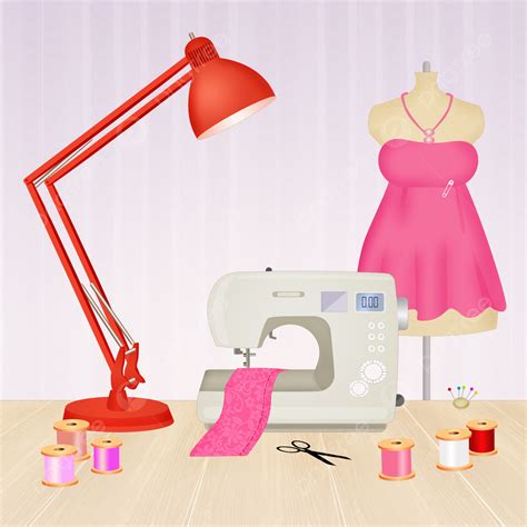 Cute Backgrounds Sewing Machine Cute Sewing Machine With Flowers Stock