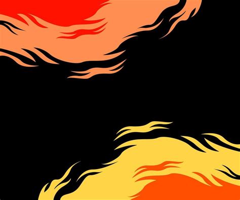 Flame Wave Art Design