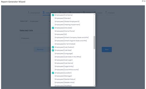 create custom report
