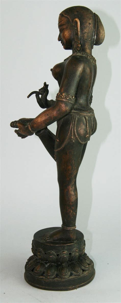 Indian Goddess Brass Sculpture 1930s For Sale At 1stdibs Elisabeth Andersen Seaver Indian