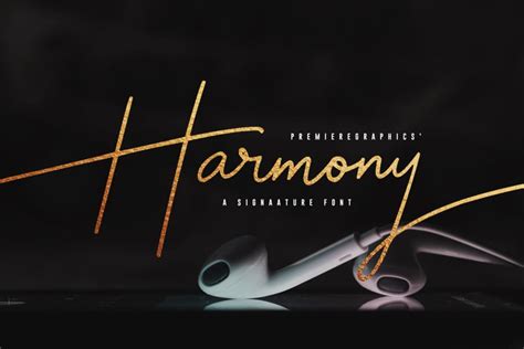 Harmony Script Font 118880