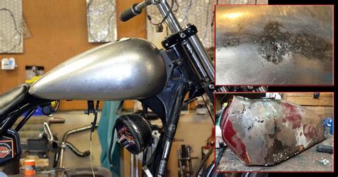 How To Repair Rust Holes In A Motorcycle Fuel Tank