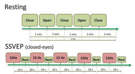 Experimental Paradigm Resting And Ssvep Sessions Download Scientific Diagram