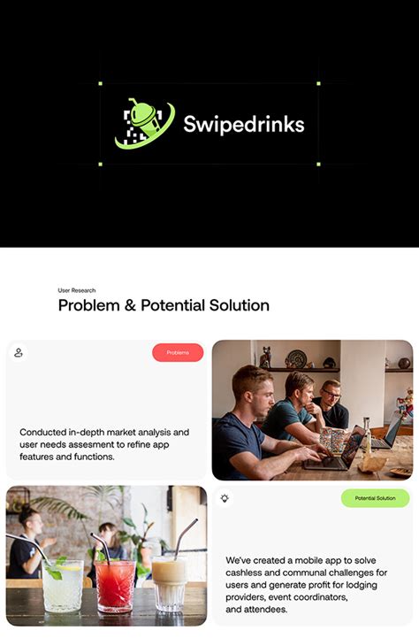 Swipe Drinks UI UX Mobile App Orbix Studio Behance