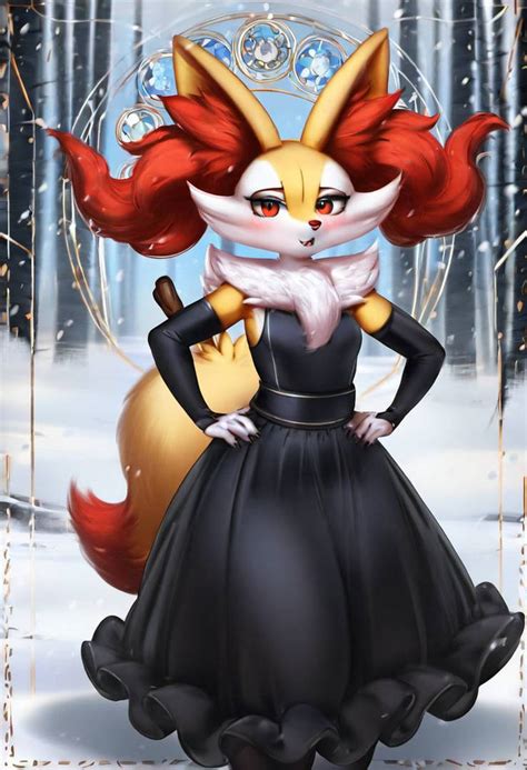 Braixen Request 9 By Snover34 On Deviantart