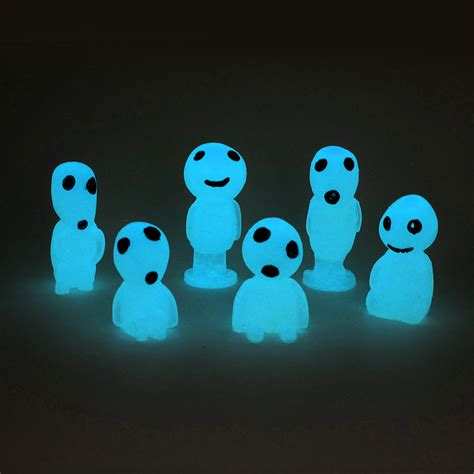 قیمت و خرید مجسمه طرح ارواح شب تاب مدل مونونوکه کد Bl6 بسته 6 عددی