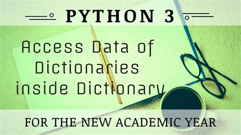 Access Data Of Dictionaries Inside Dictionary Youtube