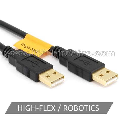 USB High Flex USB Cables For Automation And Robotics Right Angle 877 522 3779 USBFireWire Com
