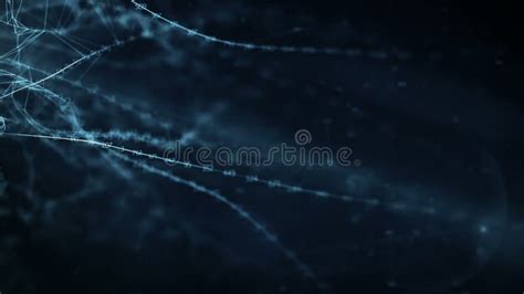 Abstract Motion Background Digital Random Digits Plexus Data Networks Stock Video Video Of