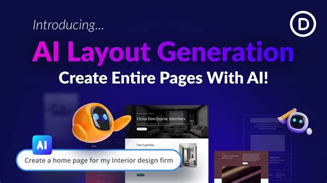Introducing Divi Ai Layout And Page Generation Youtube