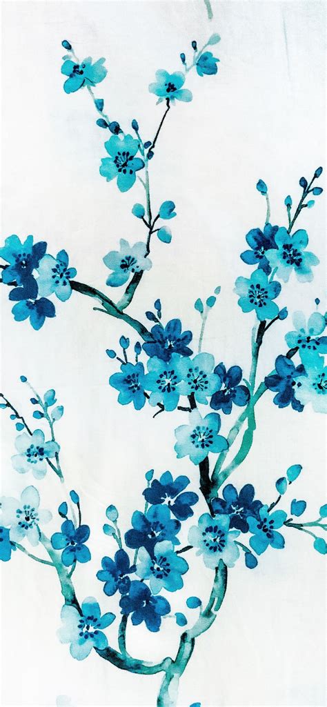 Blue Flowers Iphone Wallpapers Wallpaper Cave