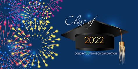 졸업축하드립니다 2022년 클래스 졸업 모자와 색종이와 풍선 축하 배너 교육아카데미 학습학교 2022년에 대한 스톡 벡터 아트 및 기타 이미지 Istock