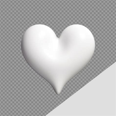 Premium PSD Love Shape Png Isolated On Transparent Background