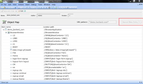 Silktest Workbench Why Are Some Buttons And Functionality Missing From The Object Maps Gui