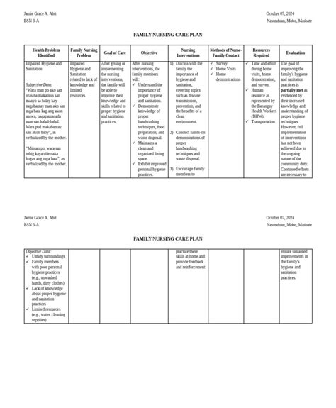 Fncp Pdf Nursing Hygiene