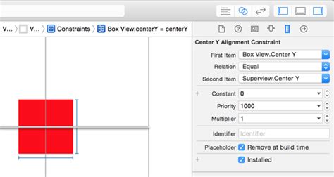 Swift Auto Layout Center UIView Above Another UIView At Its Center