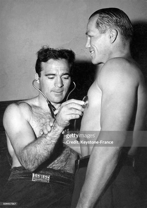 On September 20 In New Jersey The French Boxer Marcel Cerdan Playing