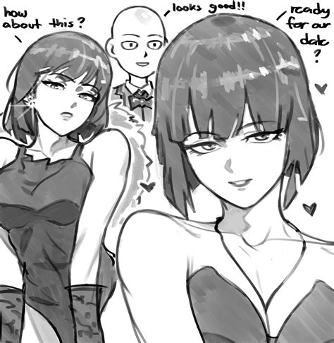 Fubuki And Saitama Go On A Date By Atoroux Ronepunchman