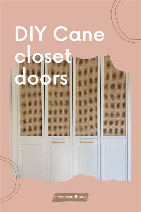 Diy Cane Webbing Closet Doors Bedroom Inspo Room Makeover