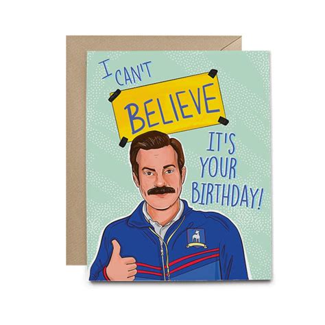 Ted Lasso Birthday Card Printable