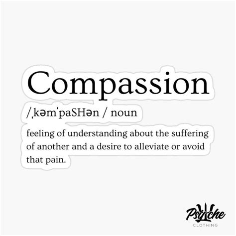 Compassion Definition Sticker
