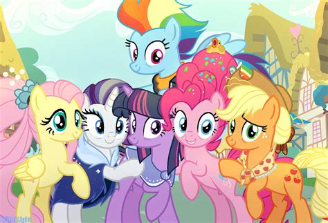 Mane 6mlp Au By Lilith1light On Deviantart