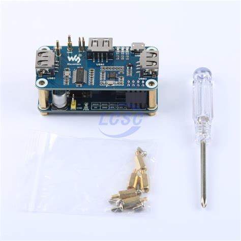PoE ETH USB HUB HAT Waveshare C LCSC Electronics