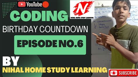 Happy Birthday Countdown Program In C For Beginners By Nihaliitjee