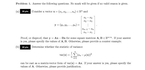 Solved Problem 1 ﻿answer The Following Questions No Mark