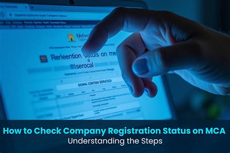 Check Company Registration Status On MCA Portal Quick Guide