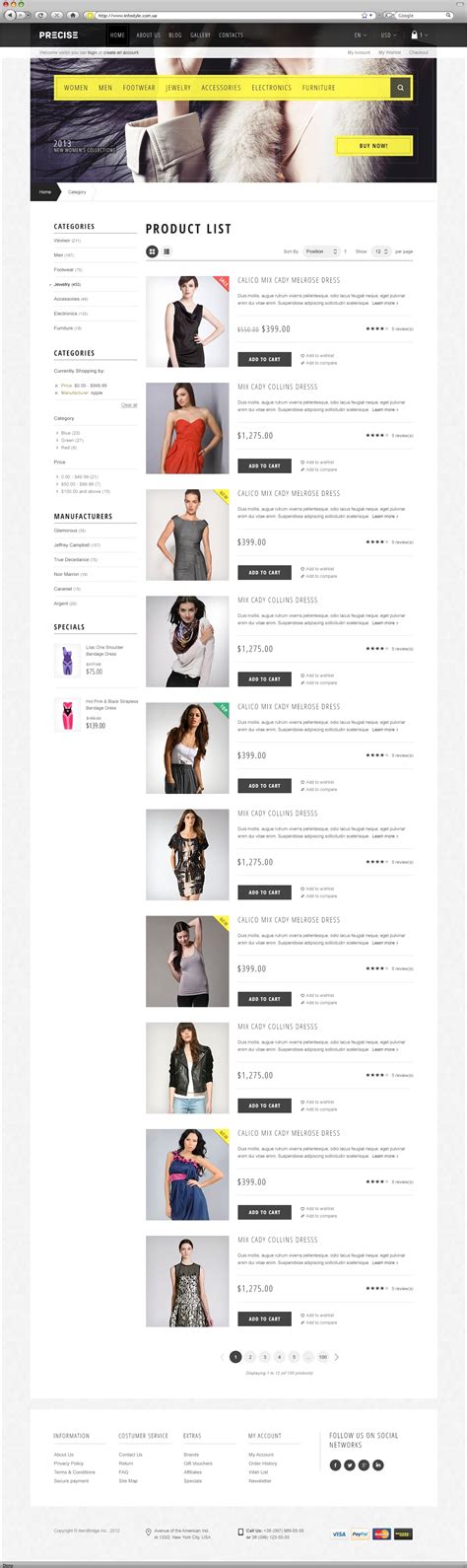 precise — multipurpose responsive magento theme by wpway themeforest