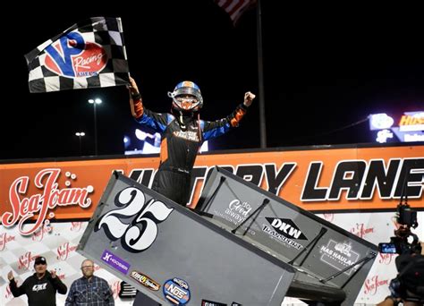 Daison Pursley Wins 410 Main At Husets