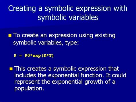 Lecture 16 Symbolic Mathematics Symbolic Mathematics Algebra Ezplot