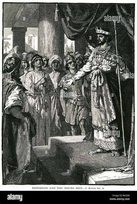 King Rehoboam And The Young Men Ancient Israel Kingdom Of Judah Solomon