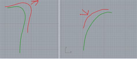 I Created A Curve From Two Views Using Gh But The Curve Is Seperated