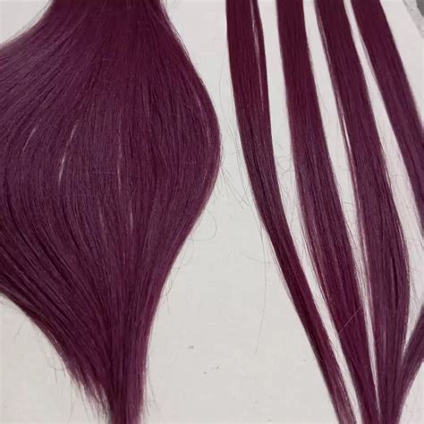 خرید و قیمت موی اکستنشن گیره دار رنگ ارغوانی از غرفه میمو Mimocenter