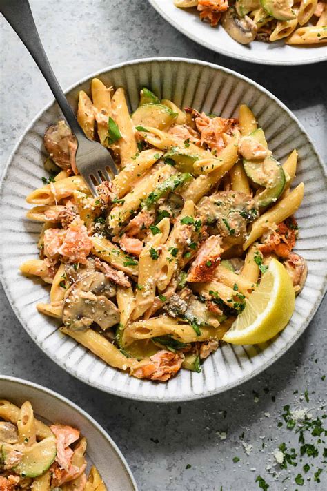 Cajun Salmon Pasta - Foxes Love Lemons