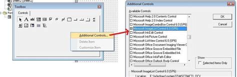 Solved Adding Faceid S In Imagelist Control Excel VBA Experts Exchange