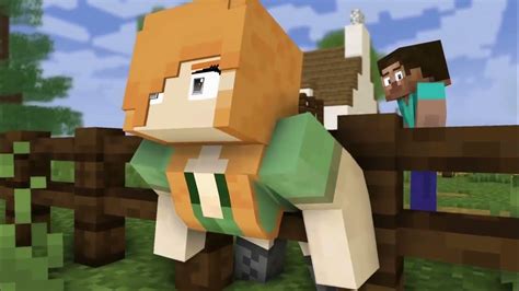 Hot Minecraft Animation Steve Im Stuck Sexy Minecraft Girl Alex Gets