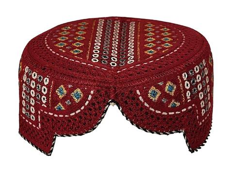 Traditional Embroided Sindhibalochiqandaharipashtoon Cap For Men